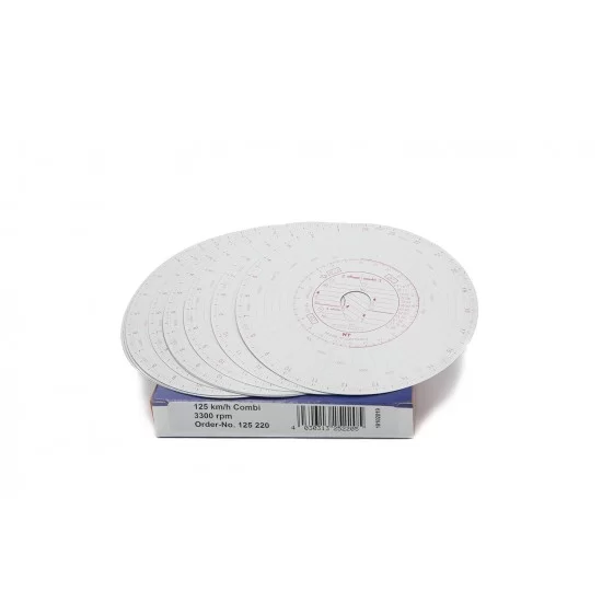 Premium tachocharts Tachodisc 125 km, 3300 rpm, buy at price 352 uah in ...